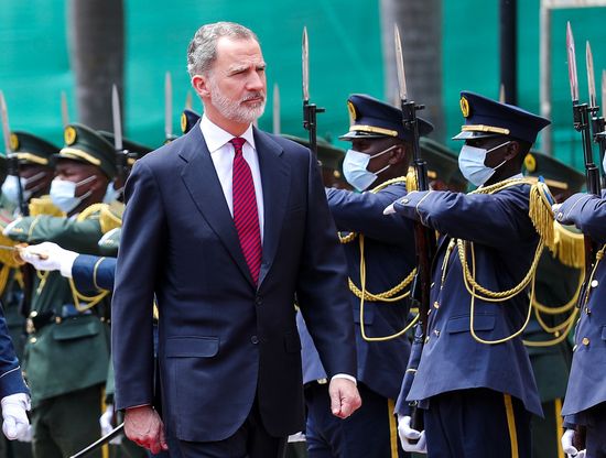 King Spain Felipe Vi Reviews Guards Editorial Stock Photo - Stock Image ...