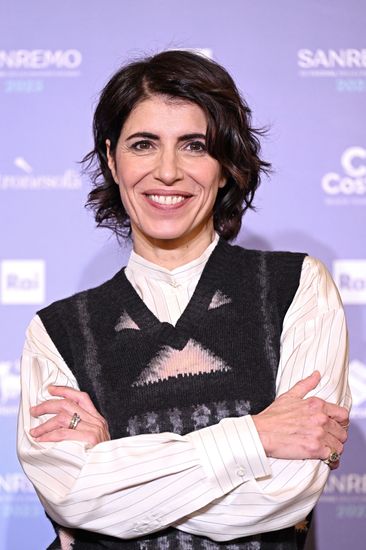 Italian Singer Giorgia Poses During Photocall Editorial Stock Photo ...