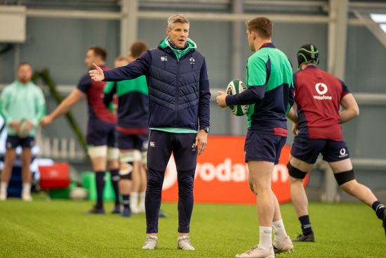 Ireland Defence Lineout Coach Simon Easterby Editorial Stock Photo ...