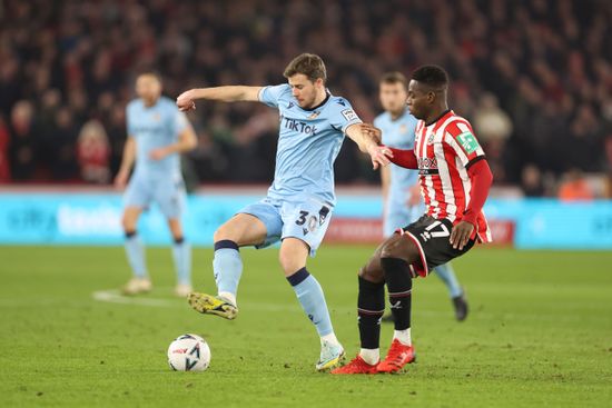 James Jones Wrexham Coulibaly Sheffield United Editorial Stock Photo ...