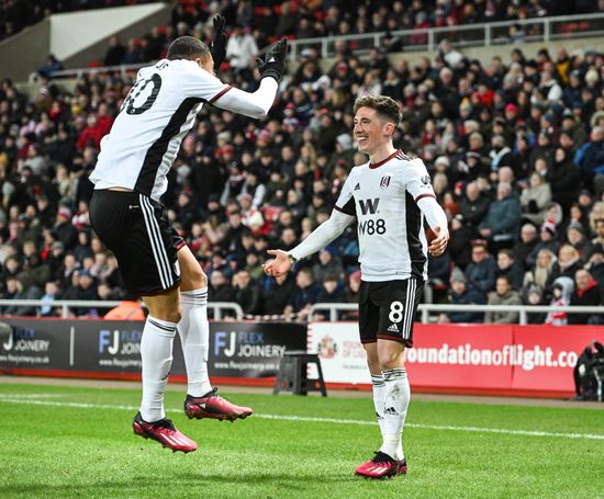 Harry Wilson Fulham Celebrates Scoring Their Editorial Stock Photo ...