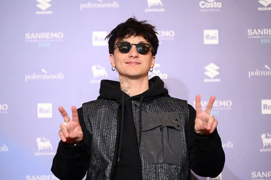 Italian Singer Ultimo Poses During Photocall Editorial Stock Photo ...