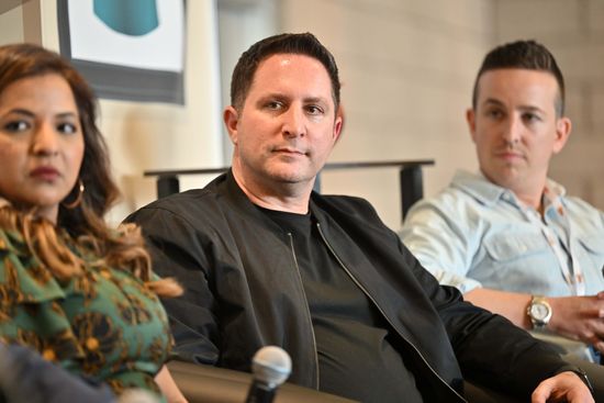 Sana Merchant Andy Kauffman Tony Isetta Editorial Stock Photo - Stock ...