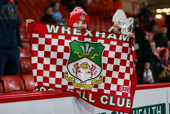 Young Wrexham Fan Flag During Fa Editorial Stock Photo - Stock Image ...