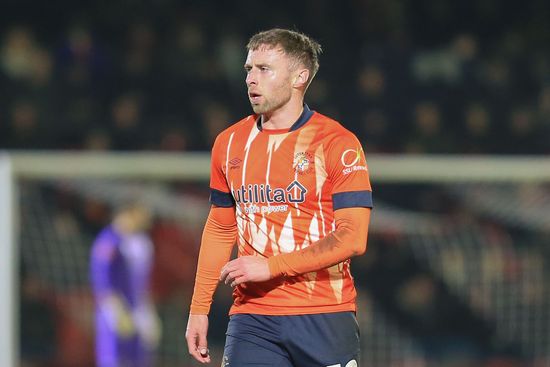 Jordan Clark 18 Luton Town During Editorial Stock Photo - Stock Image ...