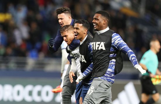 Players Al Hilal Celebrate After Winning Editorial Stock Photo - Stock ...