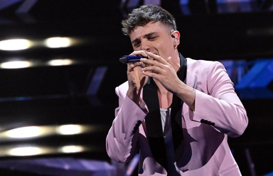 Italian Singer Olly Performs On Stage Editorial Stock Photo - Stock ...
