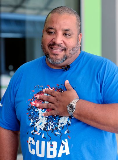 Cuban Artist Michel Mirabal Speaks Efe Editorial Stock Photo - Stock ...