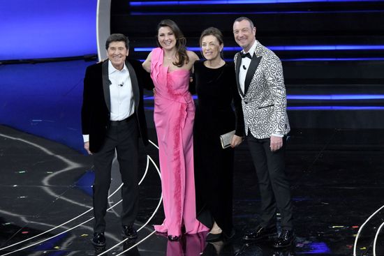 Gianni Morandi His Wife Anna Dan Editorial Stock Photo - Stock Image ...