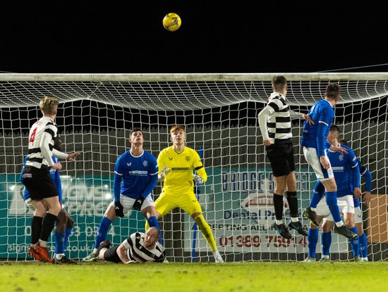 Rangers B Team Goalkeeper Jacob Pazikas Editorial Stock Photo - Stock ...