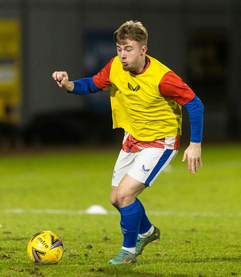 Rangers B Team Midfielder Charlie Lindsay Editorial Stock Photo - Stock ...