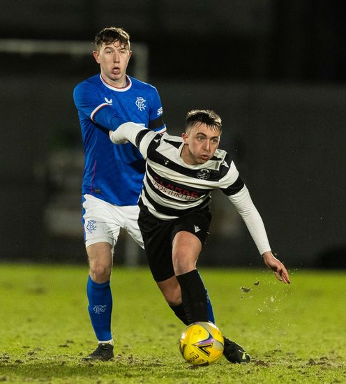 Rangers B Team Defender Connor Allan Editorial Stock Photo - Stock ...