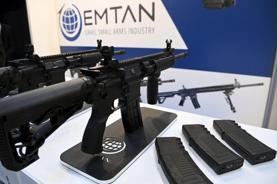 Emtan Assault Rifle Secdday Conference Exhibition Editorial Stock Photo ...