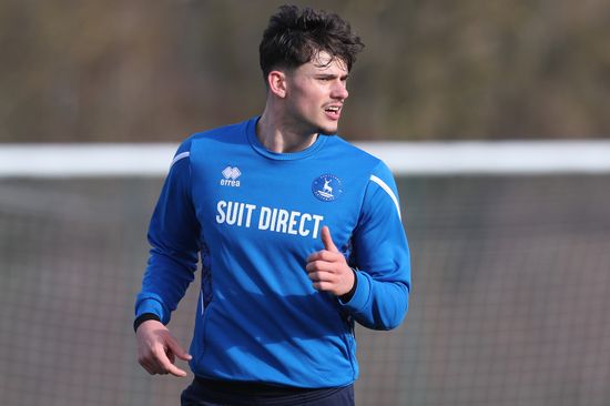 Edon Pruti Hartlepool United During Hartlepool Editorial Stock Photo ...