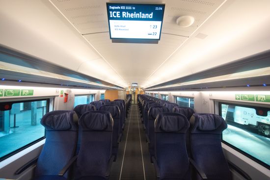 General View Interior Intercity Ice 3neo Editorial Stock Photo - Stock ...