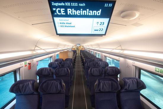 General View Interior Intercity Ice 3neo Editorial Stock Photo - Stock ...