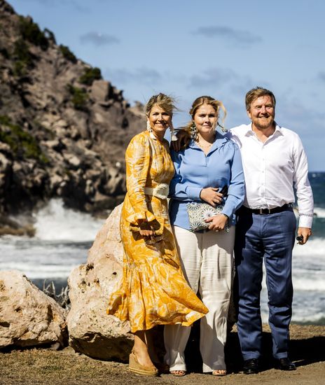 Oranjestad King Willemalexander Queen Maxima Princess Editorial Stock ...