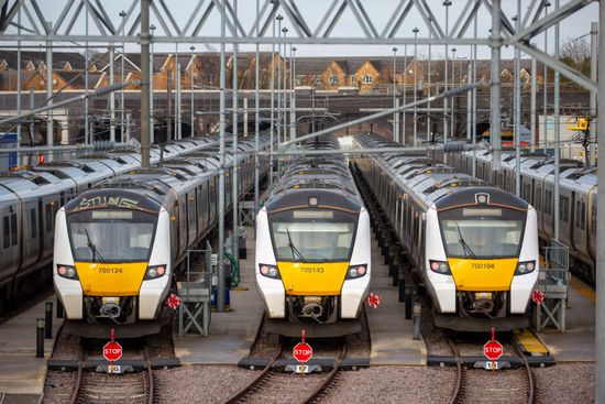 Picture Dated February 3 Shows Thameslink Editorial Stock Photo - Stock ...