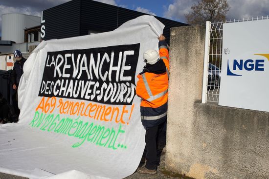 Opponents Putting Banner Reading Revenge Bats Editorial Stock Photo ...