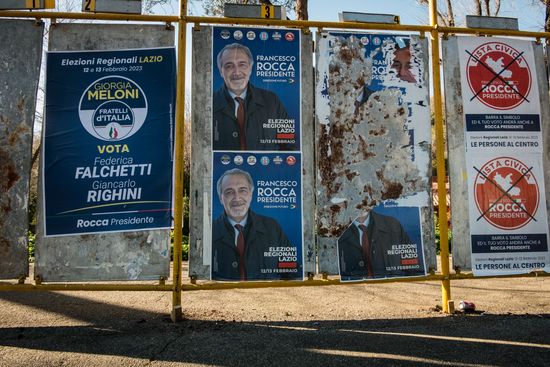 Panels Electoral Posters Parties Candidates Election Editorial Stock ...