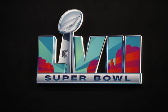 Official Nfl Super Bowl Lvii Logo Editorial Stock Photo - Stock Image ...