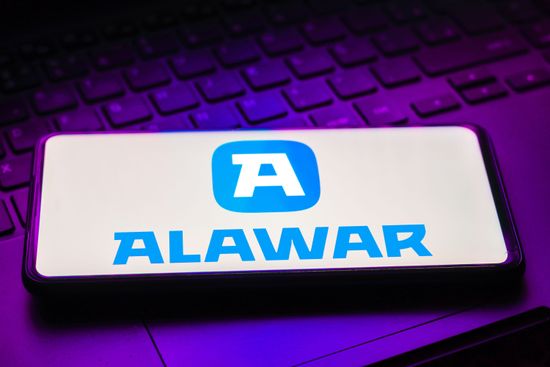 This Photo Illustration Alawar Entertainment Logo Editorial Stock Photo ...