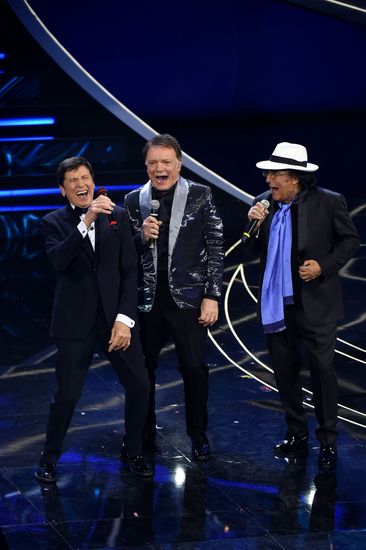 Gianni Morandi Massimo Ranieri Al Bano Editorial Stock Photo - Stock ...
