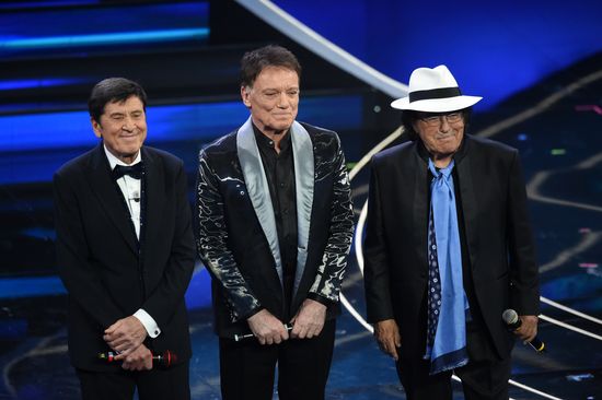 Gianni Morandi Massimo Ranieri Al Bano Editorial Stock Photo - Stock ...