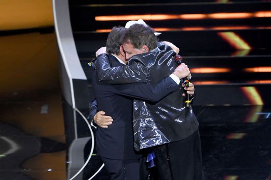 Gianni Morandi Al Bano Massimo Ranieri Editorial Stock Photo - Stock ...