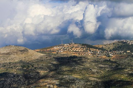 General View Jewish Settlement Elon Moreh Editorial Stock Photo - Stock ...