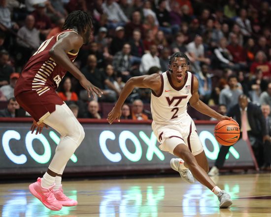 Virginia Tech Hokies Guard Mj Collins Editorial Stock Photo - Stock ...