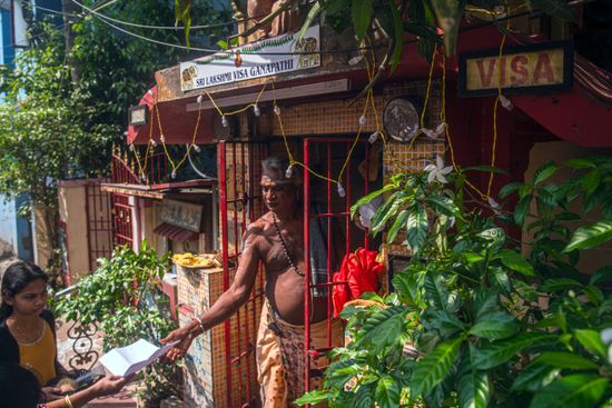 Ramanatha Gurukkal Who Head Priest Sri Editorial Stock Photo - Stock ...