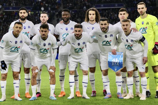 Om Marseille Players Lineup Prior French Editorial Stock Photo - Stock ...