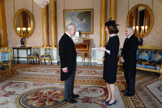 King Charles Iii Receives Helen Duchene Editorial Stock Photo - Stock ...