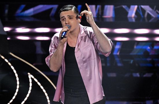 Italian Singer Olly Performs On Stage Editorial Stock Photo - Stock ...