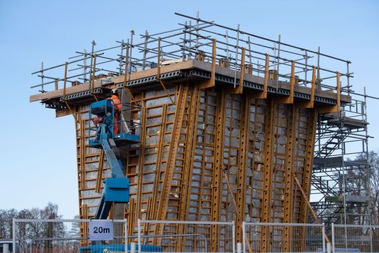 Hs2 High Speed Rail 2 Construction Editorial Stock Photo - Stock Image ...