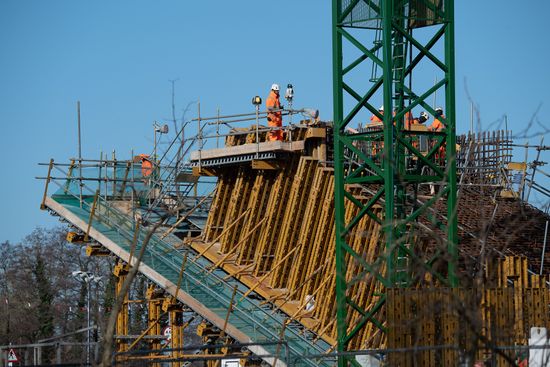 Hs2 High Speed Rail 2 Construction Editorial Stock Photo - Stock Image ...