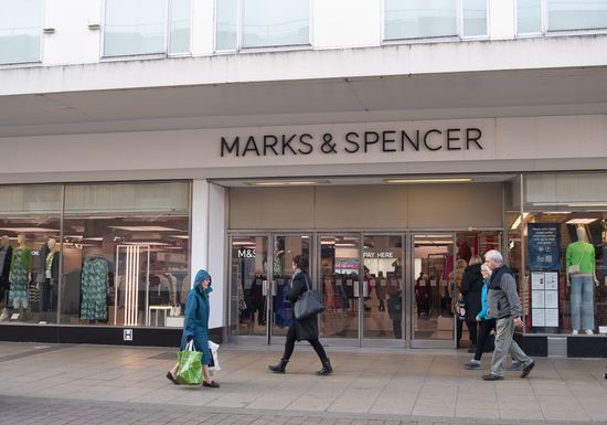 Marks Spencer Store Uxbridge High Street Editorial Stock Photo - Stock ...