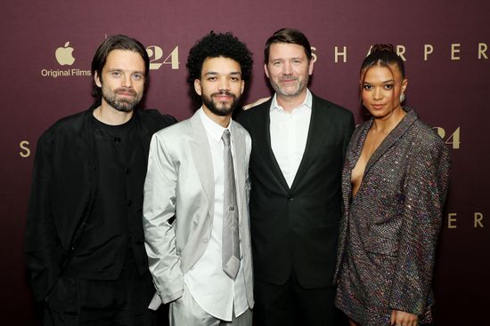 Justice Smith Sebastian Stan Benjamin Caron Editorial Stock Photo ...