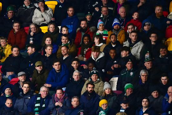 London Irish Fans During Premiership Rugby Editorial Stock Photo ...
