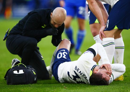 Rodrigo Bentancur Tottenham Hotspur Receives Treatment Editorial Stock Photo - Stock Image ...