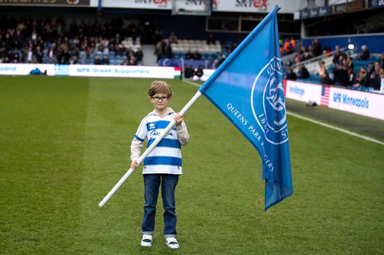 Qpr Mascots First Time Fans Flag Editorial Stock Photo - Stock Image ...