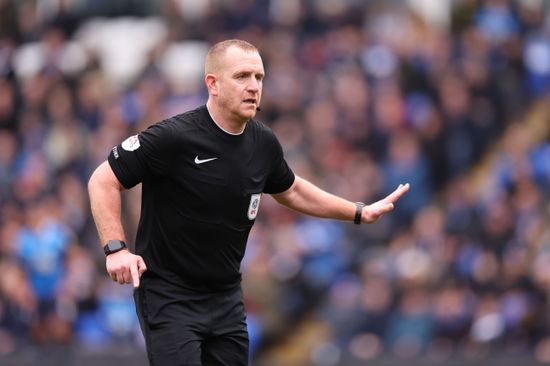 Referee Mr Lee Swabey Editorial Stock Photo - Stock Image | Shutterstock
