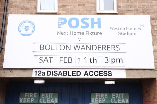 Sign Outside Stadium Advertising Fixture Editorial Stock Photo - Stock ...