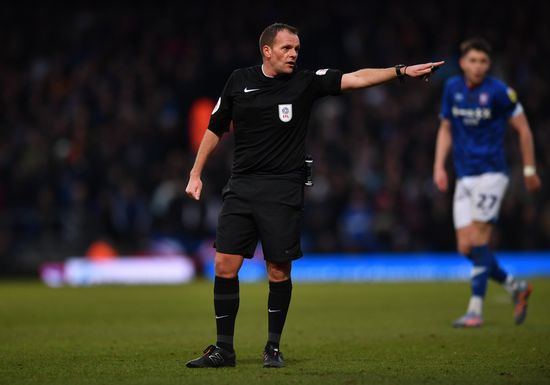 Referee Geoff Elteringham Editorial Stock Photo - Stock Image ...