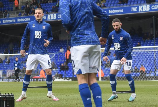 Luke Woolfenden Conor Chaplin Ipswich Town Editorial Stock Photo ...