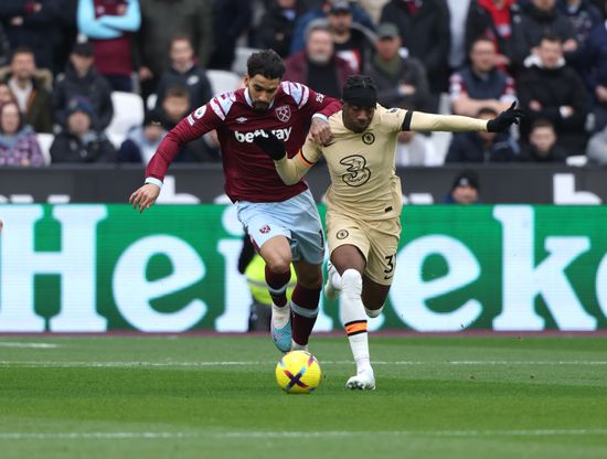 Lucas Paqueta Whu Noni Madueke C Editorial Stock Photo - Stock Image ...
