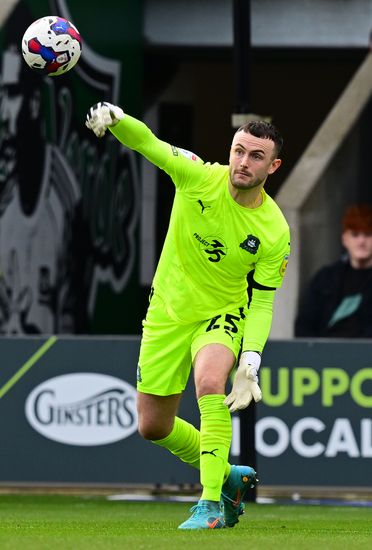 Callum Burton Goalkeeper Plymouth Argyle During Editorial Stock Photo ...