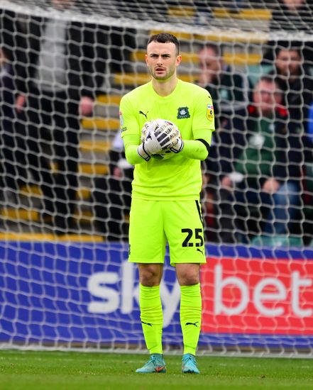 Callum Burton Goalkeeper Plymouth Argyle During Editorial Stock Photo ...