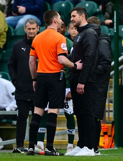 Referee Simon Mather Has Words John Editorial Stock Photo - Stock Image ...
